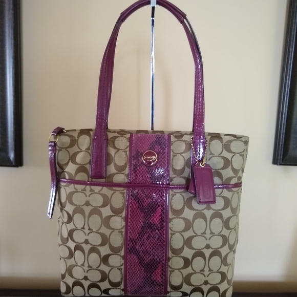 Coach | Bags | Coach Signature Python | Poshmark